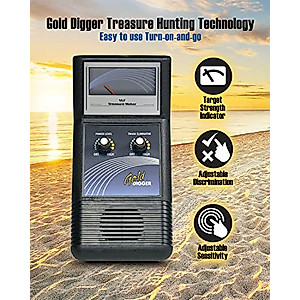 Bounty Hunter Gold Digger Metal Detector, One size, Grey