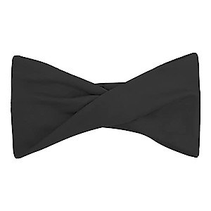 Huachi Women Headbands Non Slip Wide Bow Turban Headwraps Criss Cross Yoga Beauty Hair Accessories, 6 Pack