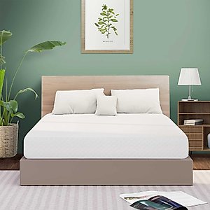 NEO SLEEP 8 Inch Queen Cooling Gel Memory Foam Mattress Medium Firm CertiPUR-US Certified Mattress in a Box Enhanced Pressure Relief Removable Soft Cover No Fiberglass (Queen, 8 in)