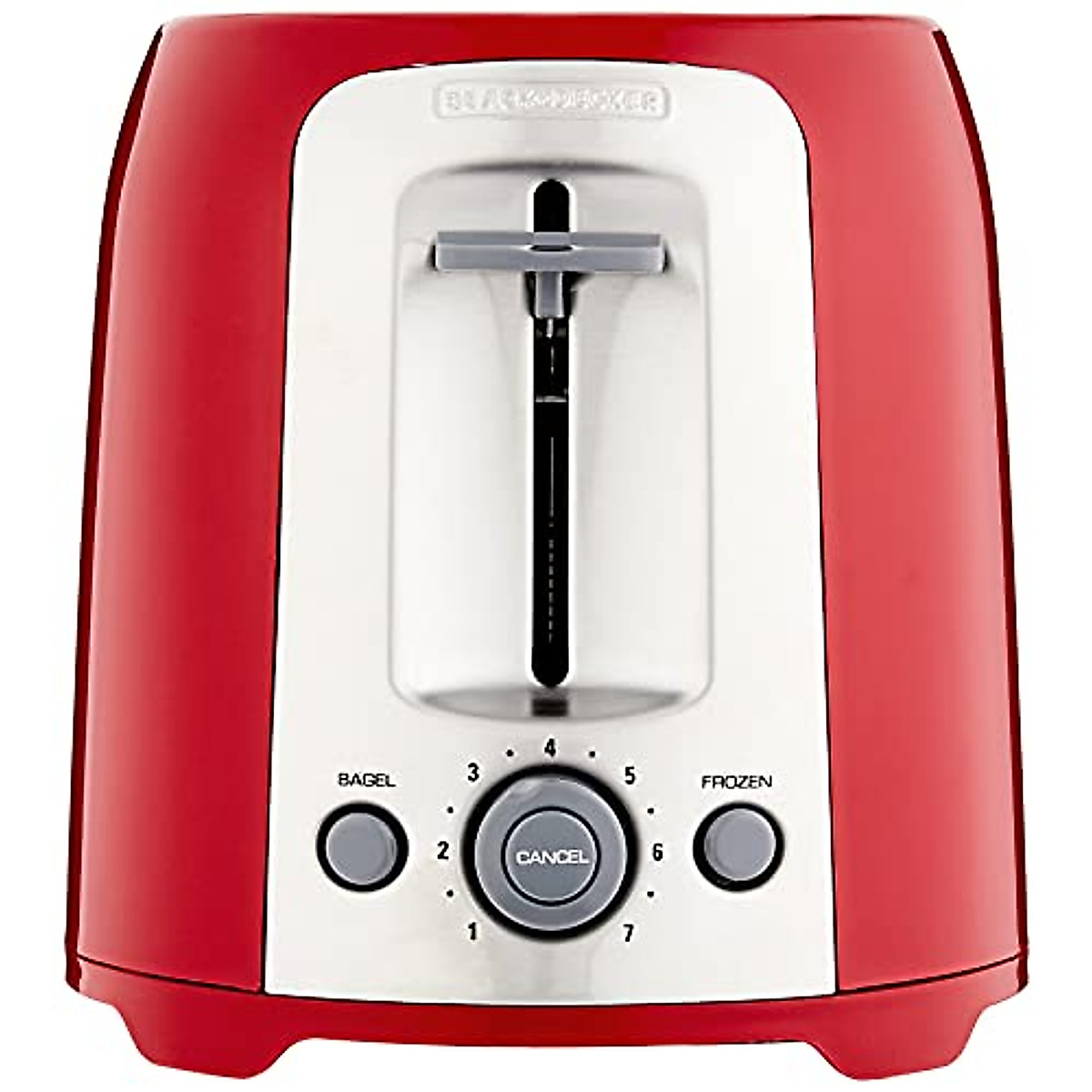 BLACK+DECKER 2-Slice Toaster, Red, TR1278RM
