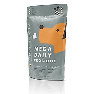 Buddy & Lola Dogs Chews for All Breeds and Sizes - Natural Dog Probiotics Improve Digestion, Help The Immune System, Settle an Upset Stomach Made in USA