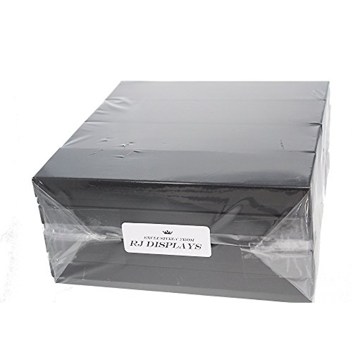 10 Matte Black Color Cotton Boxes Jewelry Bracelet, Watches, Necklace and Anklet Gift Displays 8" x 2" By RJ Displays