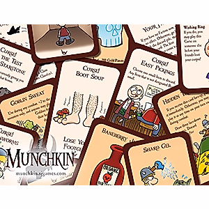 Steve Jackson Games Munchkin Pathfinder Deluxe Board Game (Base Game) | Board Game for Adults, Kids, & Family | Fantasy Adventure RPG | Ages 10+ | 3-6 Players | Avg Play Time 120 Min