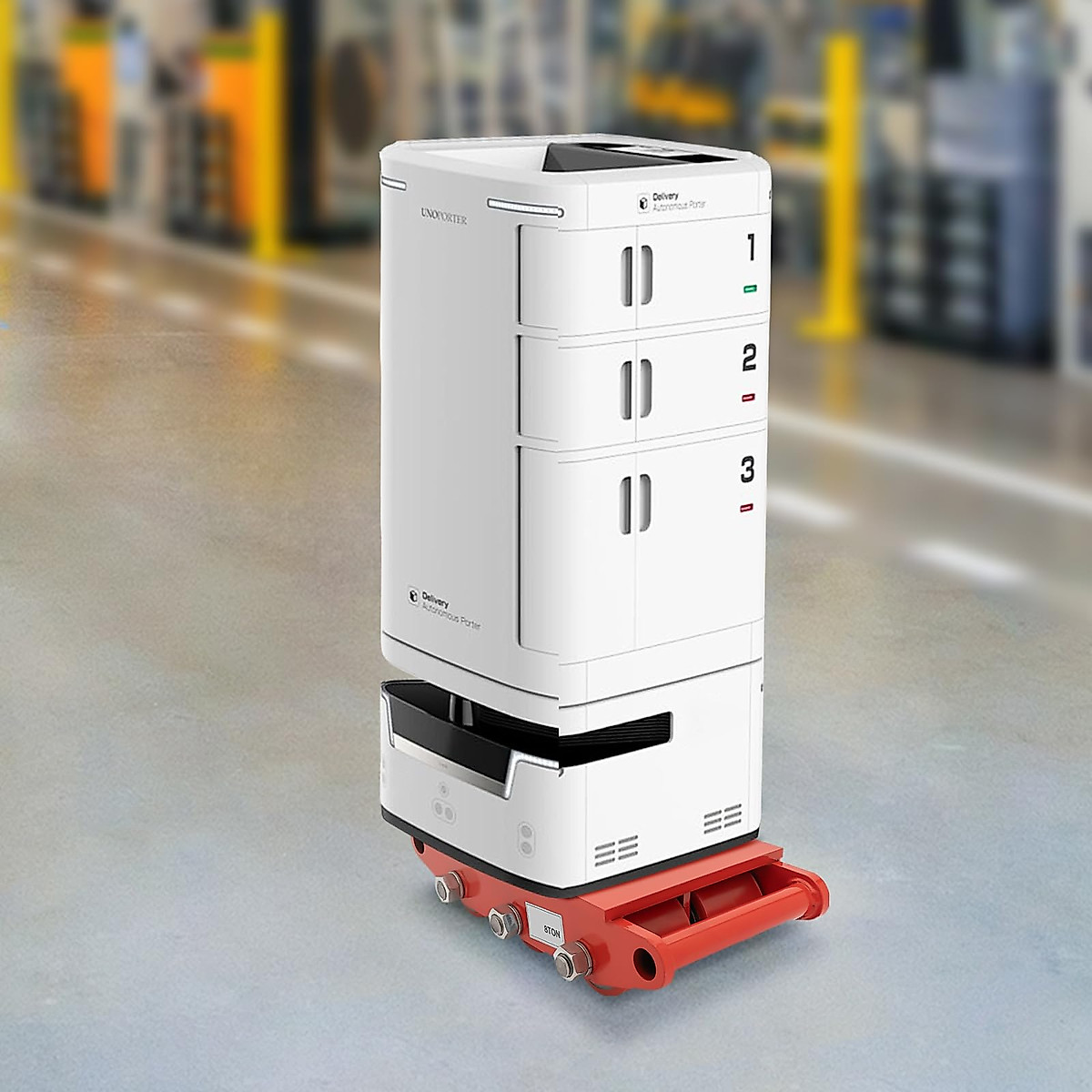 HETEPPTR Machinery Mover 8T Heavy Duty Dolly Skate Roller 17600lbs Machinery Skate Dolly with 360°Rotation Cap and 6 Rollers for Transportation (Red)