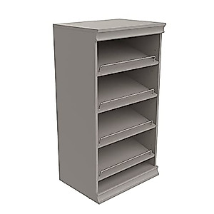 ClosetMaid 4609 Modular Storage Stackable Shoe Shelf Unit, Taupe