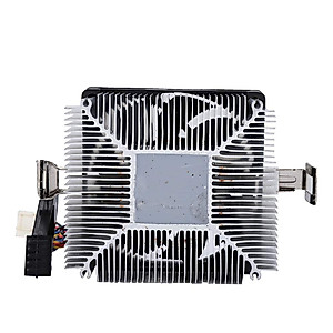 Hydraulic Bearing CPU Cooling Fan, Black CPU Cooler, Large Air Volume 12V CPU Fan, Excellent Heat Dissipation Performance for AM2 AM3 AM3+ FM1 FM2 FM2+