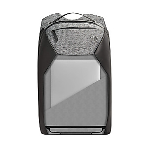 STM Myth 18L Laptop Backpack - Durable, Stylish, and Laptop Backpack with Pockets - Fits 15-Inch Laptop and 16-Inch MacBook Pro with Laptop Protection - Granite Black (stm-117-186P-01)