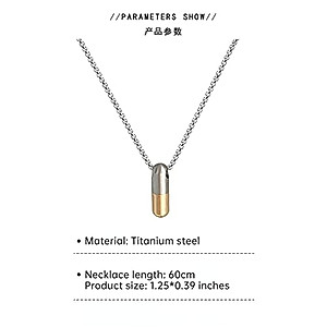 ZMMG Mini Titanium Alloy Package Opener Knife, EDC Tiny 1.2 Inchs Hang on a Necklace or Keychain, Portable Multifunction Tool, Necklace Knife Necklace