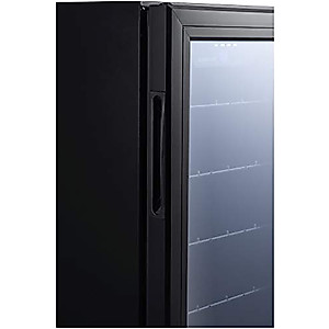 EdgeStar BWR301BL 15 Inch Wide 30 Bottle Built-In Wine Cooler with Slim Design