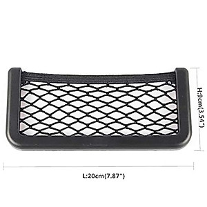 Hanging Style Multifunctional Compartment mesh Bag Car Storage Car Accessories/Small Objects/Gum/Cosmetic Money/Glasses/Phone