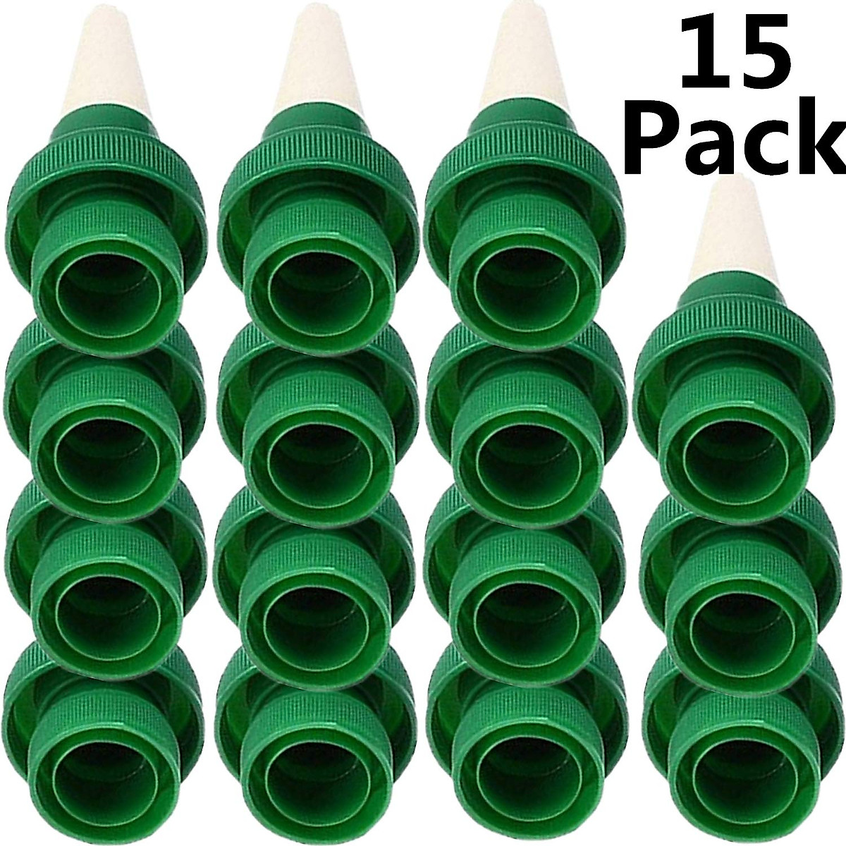 Poolan 15 Pack Vacation Plantes Waterer Self Watering Stakes Automatic Watering System, Plant Self Drip Irrigation Slow Release for Indoor or Outdoor Houseplants (15)