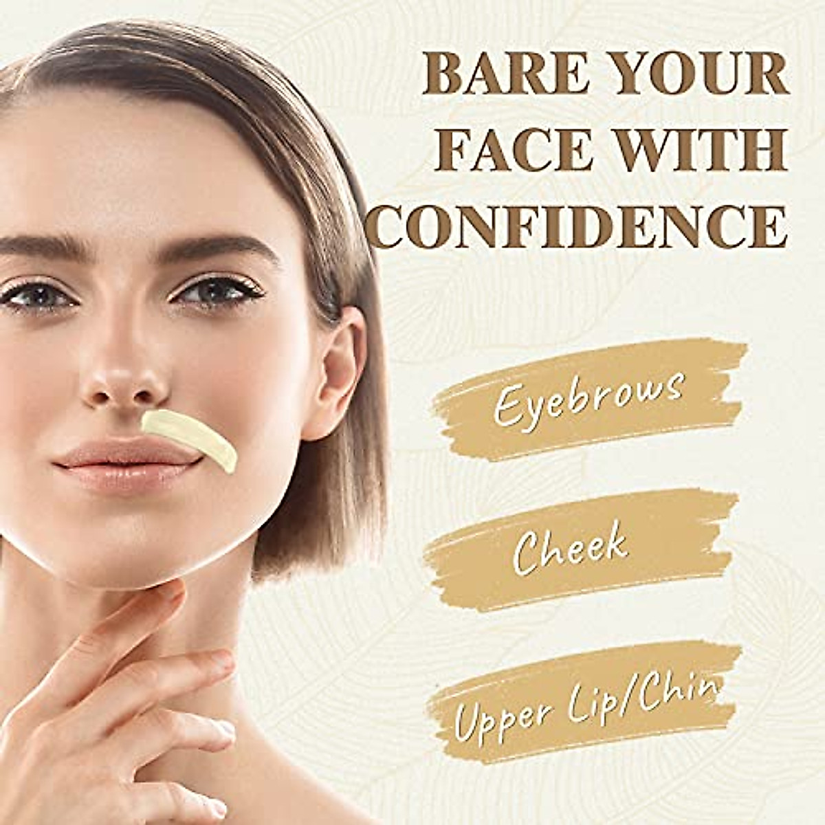 Maxpearl 1lb Hard Wax Beads Refill, Sensitive Skin Friendly Hair Removal Wax Beans, for Delicate Areas - Eyebrows, Face, Armpits, Brazilian Bikini Line, Non Strip Wax with 10 Application Sticks