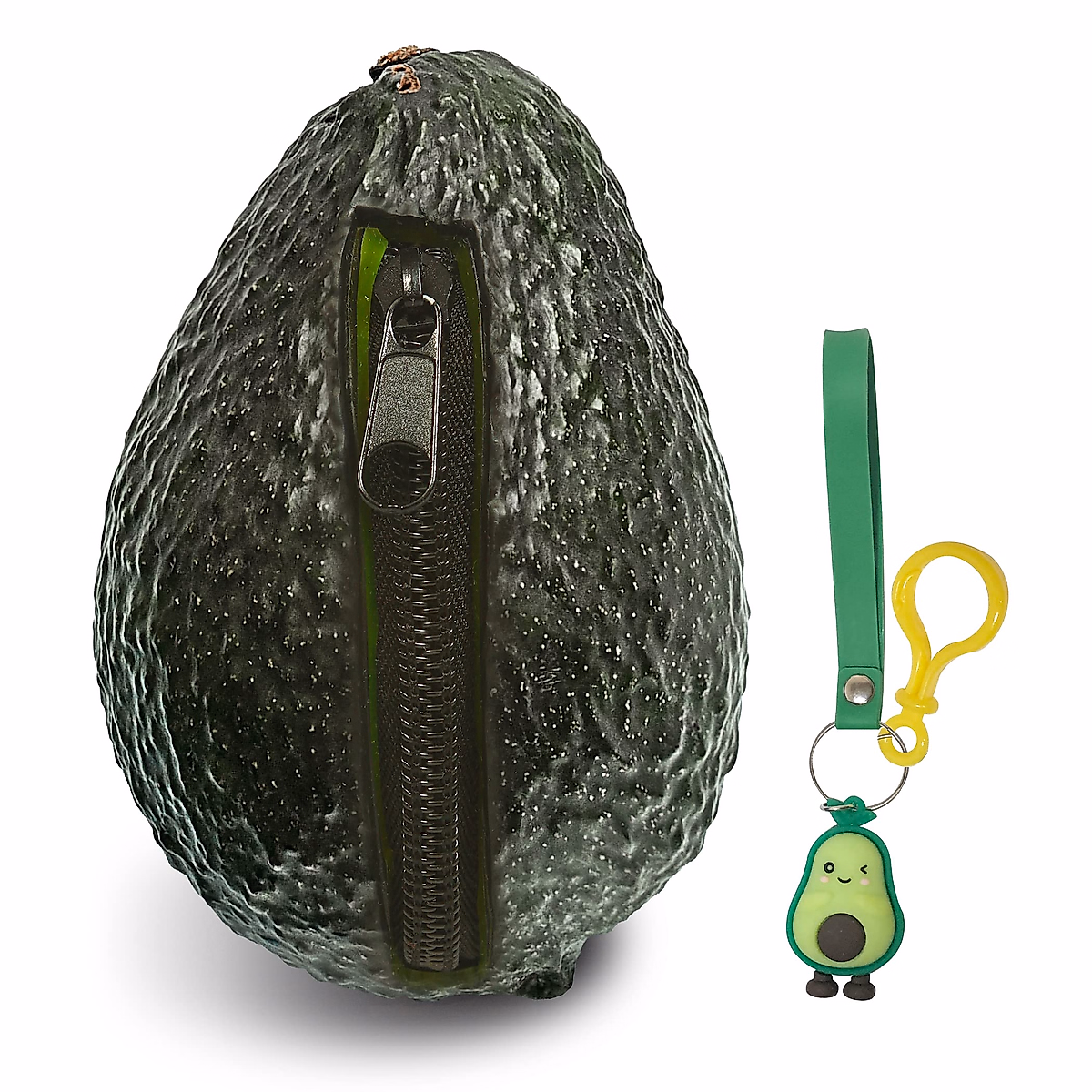 Avocado Coin Purse Pouch | Realistic Looking Avocado Wallet | Funny Novelty Gifts For Avocado Lover | Avocado Decor Decorations Accessories