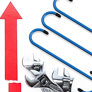 Bac-kitchen 4 Pcs Brake Caliper Hangers Brake Caliper Hooks with Rubber Tips Automotive Tool for Braking, Bearing, Axle and Suspension Work