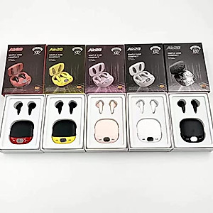 Air20 Wireless Earbuds Bluetooth Headphones with Wireless Charging Case IPX4 Waterproof Stereo Earphones in-Ear for SPOR (White)