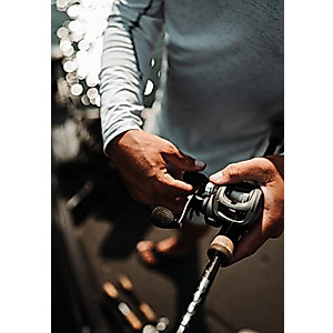 13 FISHING - Inception Slide Baitcast Reel - 8.1:1 Gear Ratio - Left Hand Retrieve (Fresh+Salt) - INSLD2-8.1-LH, Gray