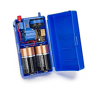 PENN-PLAX Silent-Air Aquarium Air Pump with Battery Backup (2 D Batteries – Not Included) – Designed for Emergencies and Power Outages – Ideal for Fish Tanks up to 29 Gallons