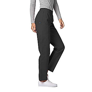 Adar Universal Scrubs for Women - Tapered Utility Cargo Scrub Pants - 503 - Pewter - XL