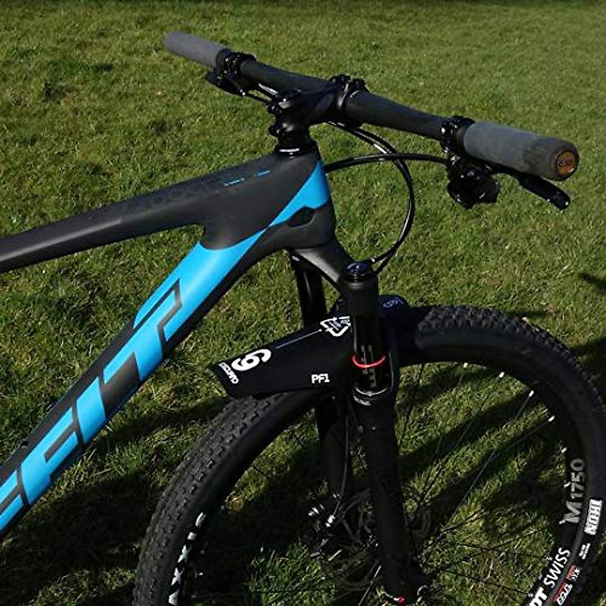 RideGuard PF1 Intergalactic. Front MTB Mudguard Mountain Bike Fender. Fits 24”, 26”, 27.5”, 29”, Plus Size and Fat Bikes. UK Made 100% Recycled Plastic Waste 100% Recyclable.