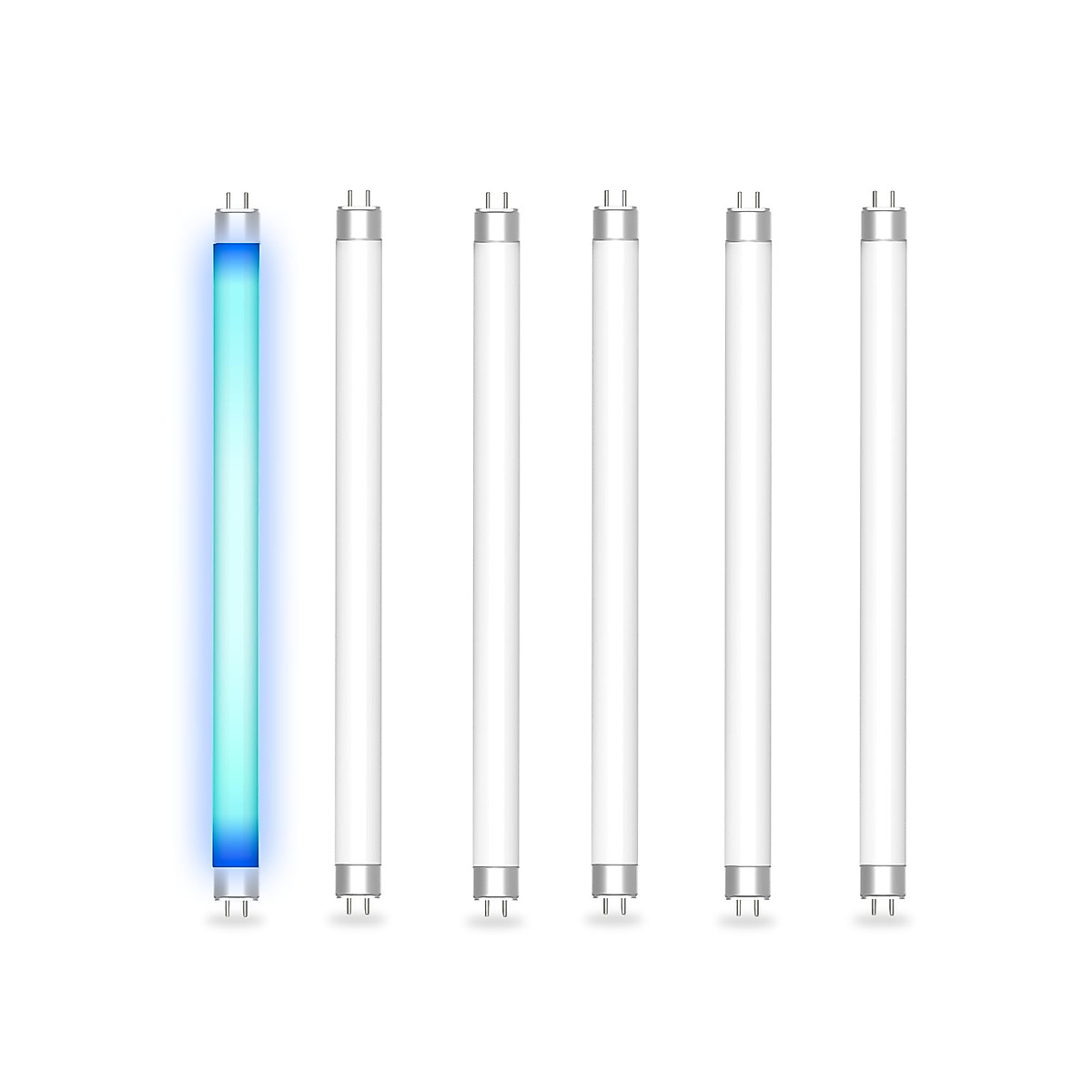 Dichroma 32050 6-Watt Replacement Bulbs Compatible with DynaTrap DT2000XL DT2000XLP DT2000XLPSR Mosquito Trap, T5 6W BL UV Light Bulb for Dynatrap 1 Acre Insect Trap (6 Pack)