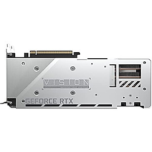 Gigabyte GeForce RTX 3070 Vision OC 8G (REV2.0) Graphics Card, 3X WINDFORCE Fans, LHR, 8GB 256-bit GDDR6, GV-N3070VISION OC-8GD REV2.0 Video Card