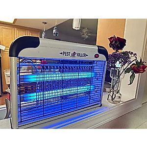 LINKPAL Electric Bug Zapper/Pest Repeller Control Indoor 2800 Volt UV Lamp Flying Fly Insect Killer Mosquitoes Flies Killer Repellent Traps Eliminator Catcher Lure Zap Kills Mosquito (20W Bug Killer)