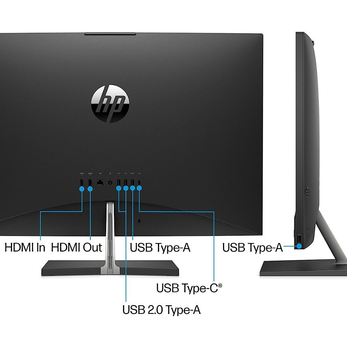 HP Pavilion 27 Touch Desktop 4TB SSD 64GB RAM (Intel Core i9-13900K Processor w/Turbo Boost to 5.80GHz, 64 GB RAM, 4 TB SSD, 27-inch FullHD Touchscreen, Win 11) PC Computer All-in-One