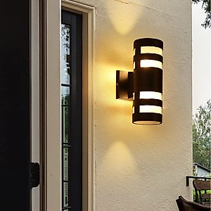 MUUTOON Outdoor Wall Sconce Modern Porch Wall Lights Exterior Light Fixture Waterproof Wall Mounted Wall Lamp Suitable for Garden, Terrace, Courtyard