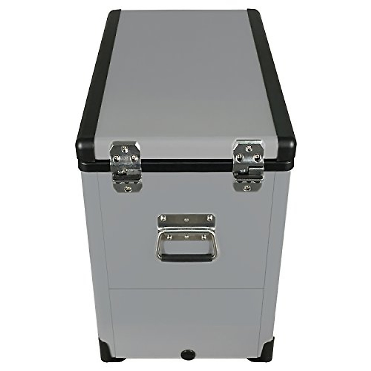 FM-452SG 45 Quart Slimfit Portable Refrigerator, AC 115V/ DC 12V Real Freezer for Car, Home, Camping, RV-8°F to 50°F, Charcoal, Gray