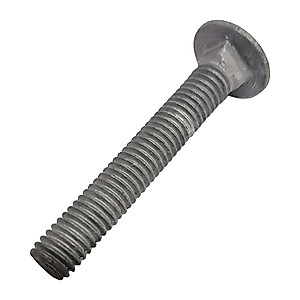 3/8" - 16 x 2-1/2" Carriage Bolt | Round Head| Hot Dip Galvanized | 130pcs Box