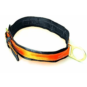 Miller Titan by Honeywell T3310/XXLAF Tongue Buckle Body Belt with Single D-Ring and 3-Inch Back Pad, XX-Large
