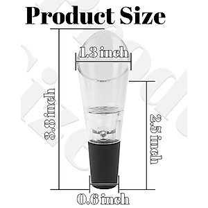 Wine Aerator, 6PCS Wine Pourer, Premium Wine Airarator, Wine Aerator Pourer Spout, Wine Aerorater and Wine Aireators Pourer for Wine Lovers