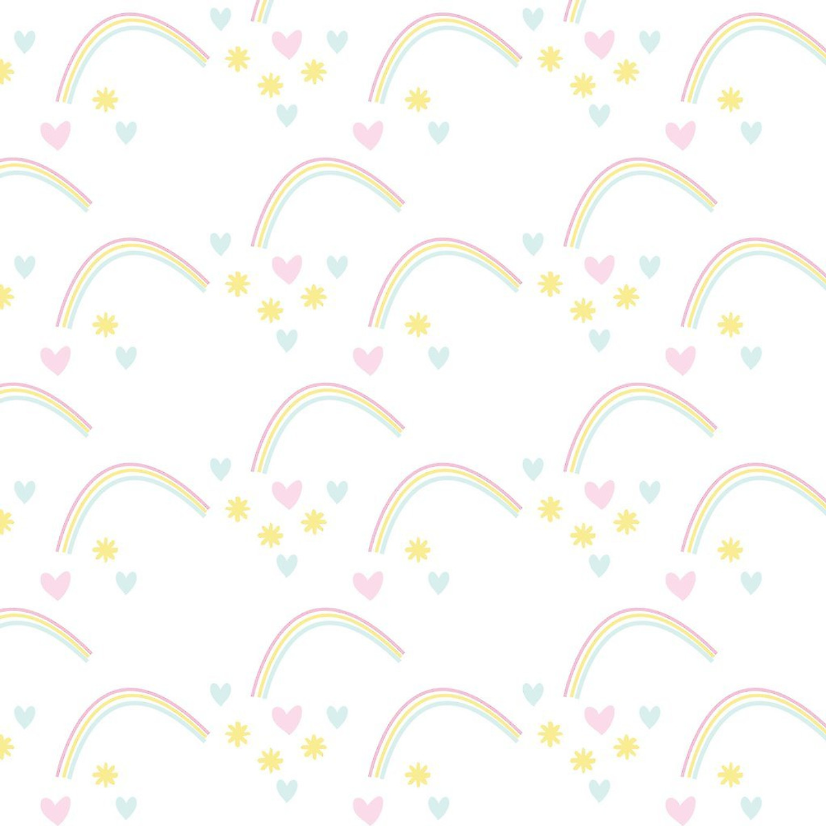 Hello Spud - Rainbows Fitted Crib Sheet Organic Cotton Jersey - Super Soft