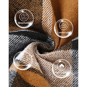 DISAUR Toddler Boy Clothes 12M-5T Plaid Long Sleeve Hoodie Sweatshirt+Letter Print Pants 2PCS Fashion Fall Outfit Sets