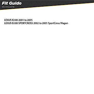 Scosche LS2075B Compatible with 2001-05 Lexus IS300 ISO Double DIN & DIN+Pocket Dash Kit Black