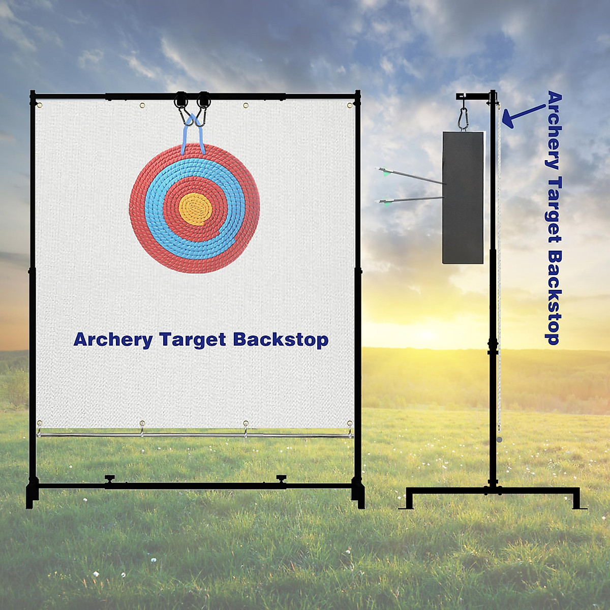Diolili 2mm Slingshot Archery Target Backstop Netting