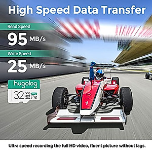 Hugolog 32GB Micro SD Card 5 Pack, Micro SDXC UHS-I Memory Card – 95MB/s,633X,U3,C10, Full HD Video V30, A1, FAT32, High Speed Flash TF Card P500 for Phone/Tablet/PC/Computer