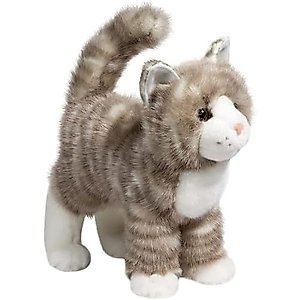 Douglas Zipper Gray Tabby Cat Plush Stuffed Animal