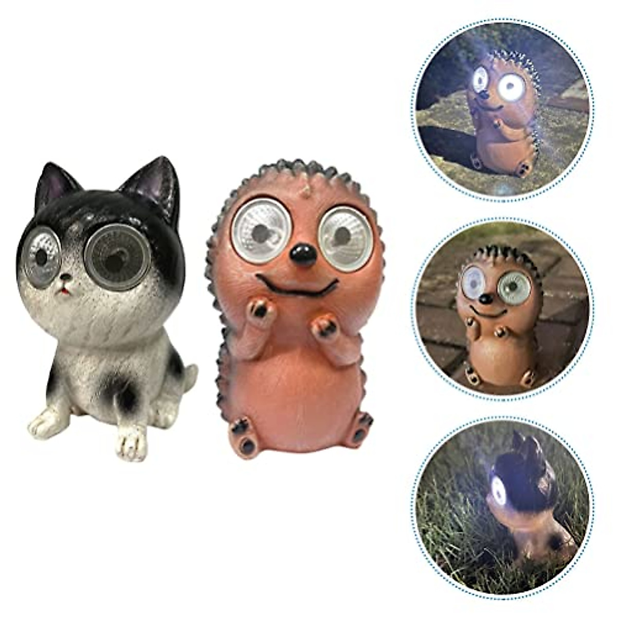 balacoo LED Yard Light 2Pcs Solar Energy Simulation Animal Decors Lamp Outdoor Solar Lighting Led Solar Lights