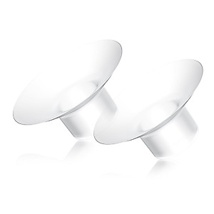 Paruu R12 Flange Insert 19mm, Original Breast Pump Parts, Wearable Breast Pump Replacement Accessories, 2 Pack