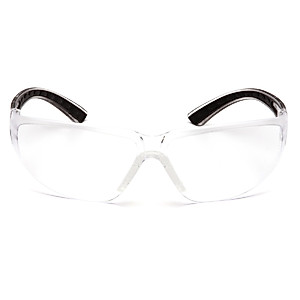 Pyramex SB3610S Cortez Safety Glasses Black Temples with Clear Lens (12 Pair) by Pyramex