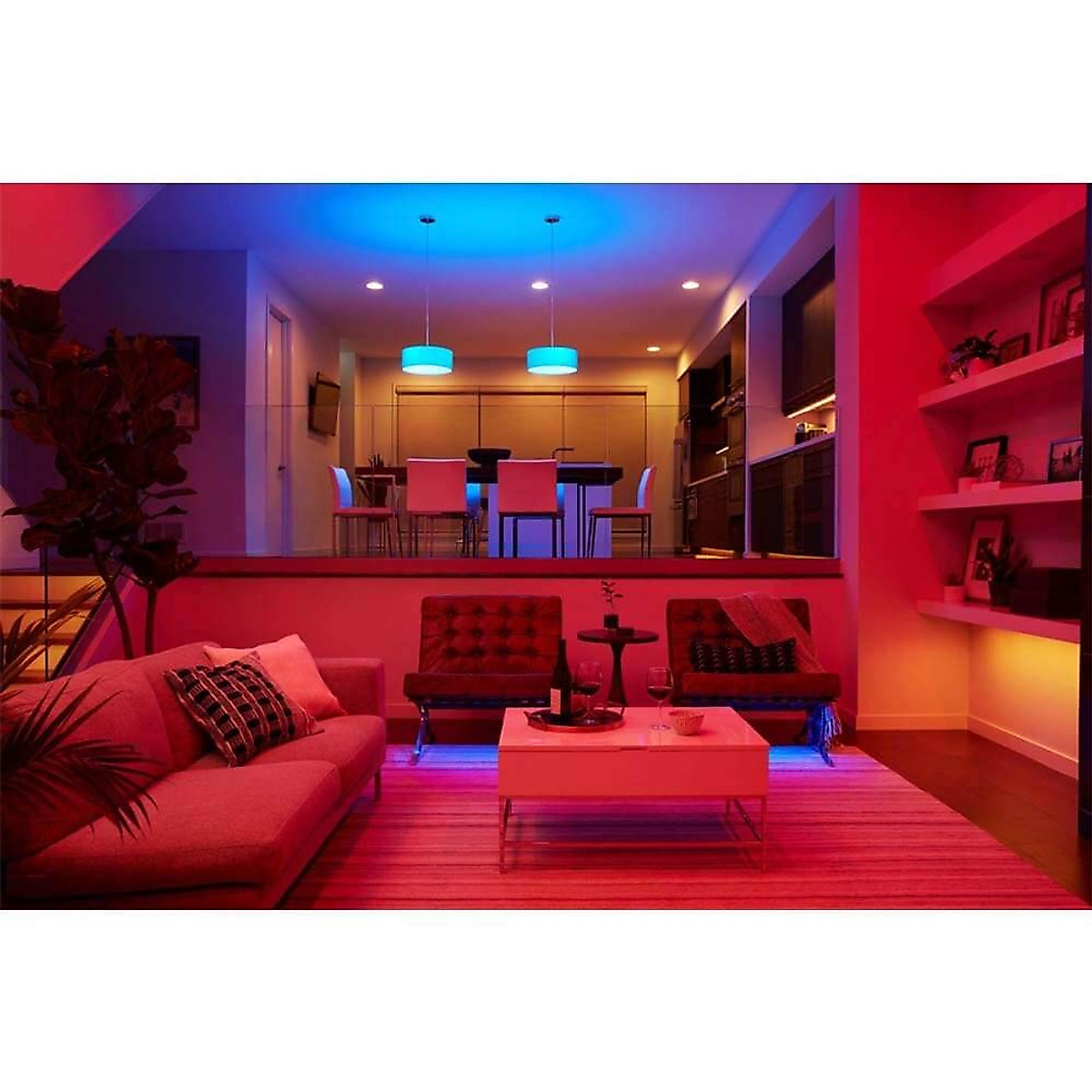 GE CYNC Smart Home Starter Kit, Smart Bulb and Dimmer Switch, Bluetooth and Wi-Fi Enabled, Alexa and Google Assistant Compatible