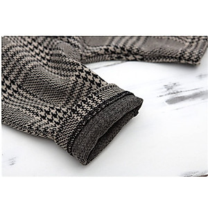 Coberllus Newborn Monthly Baby Photo Props Stripe Cool Boys Cap Rompers Photography (Grey)