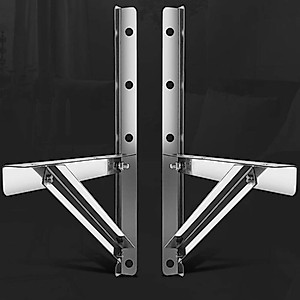 WANLIAN Foldable Wall-Mounted air Conditioner Bracket for Small Split Type Heavy Duty Non-Rusting air Conditioner mounting Bracket