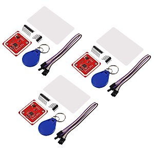 ALMOCN 3PCS PN532 NFC NXP RFID Module V3 Kit Near Field Communication Reader Module Kit I2C SPI HSU with S50 White Card Key Card for Arduino Raspberry Pi DIY Smart Phone Android Phone