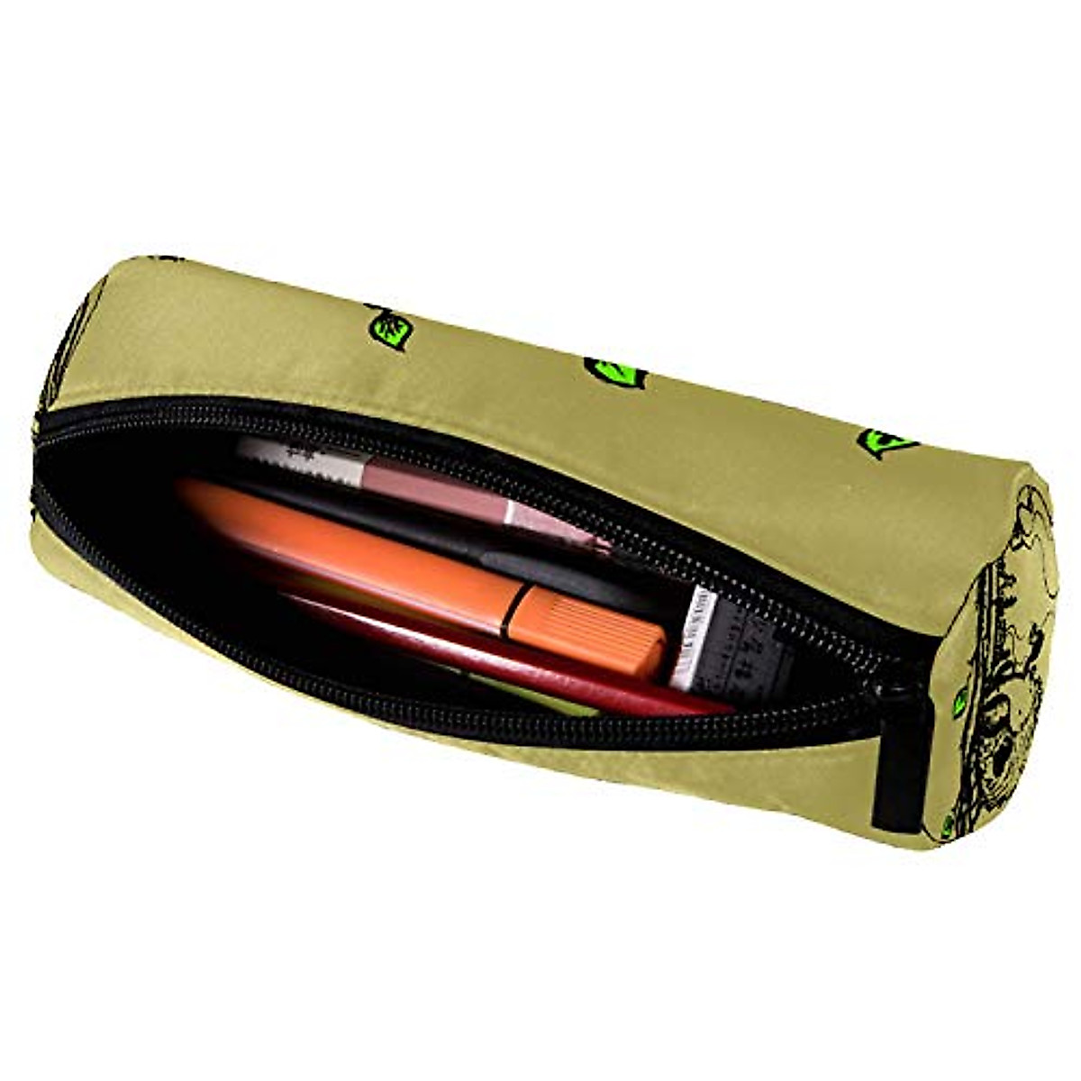 Hedgehogs Playing Chess Pencil Bag Pen Case Stationary Case Pencil Pouch Desk Organizer Makeup Cosmetic Bag for School Office