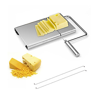 10pcs Cheese Slicer Wire, 5.5inch Cheese Slicer Replacement Wires Cheese Cutter Wires for Slicing Soft Cheeses, Pâtés
