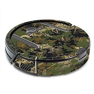 MightySkins Skin Compatible with Shark Ion Robot R85 Vacuum - Viper Woodland | Protective, Durable, and Unique Vinyl Decal wrap Cover | Easy to Apply, Remove, and Change Styles | Made in The USA