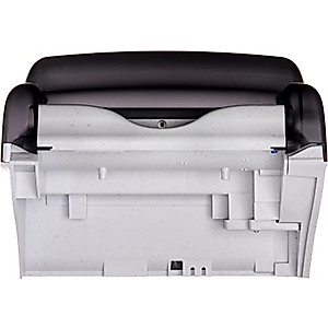 San Jamar Classic Smart Essence Plastic Paper Towel Dispenser, Towel Dispenser for Bathroom, 10 X 14.5 X 12.5 Inches, Black Pearl