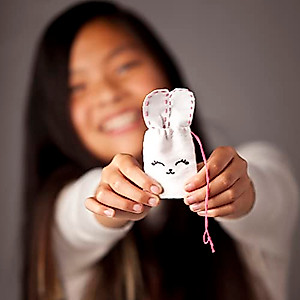 Craft-tastic Learn to Sew Kit – 7 Fun Projects and Reusable Materials to Teach Basic Sewing Stitches, Embroidery & More--Ages 7+